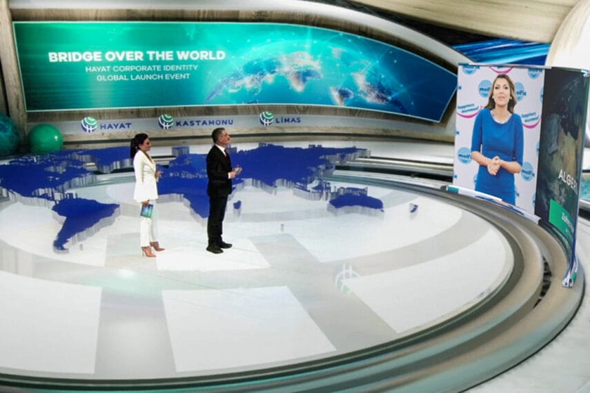 HAYAT HOLDING CORPORATE LOGO LAUNCH - ArtNPars - Video Mapping - Event ...