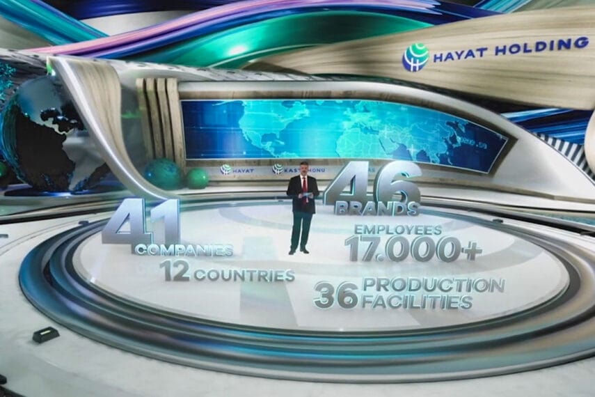 HAYAT HOLDING CORPORATE LOGO LAUNCH - ArtNPars - Video Mapping - Event ...